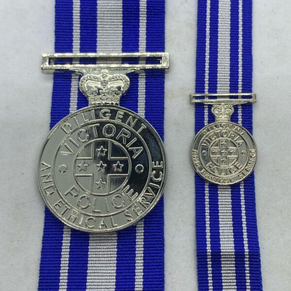 Victoria Police Diligent and Ethical Service Medal - Elite Medals