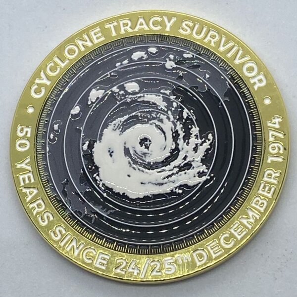 Challenge Coin - Cyclone Tracy Survivor - Elite Medals