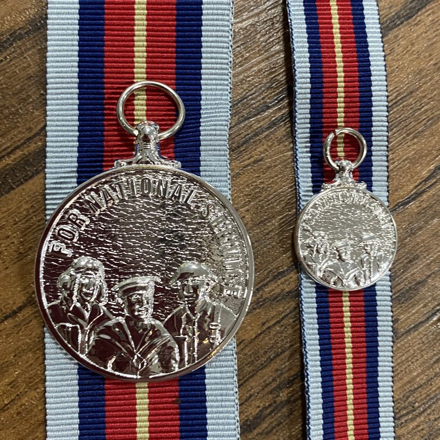 National Service Commemorative Medal (Tri Services) - Elite Medals